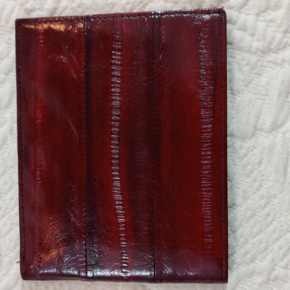 Bags | Vintage Genuine Eel Skin Wallet | Poshmark